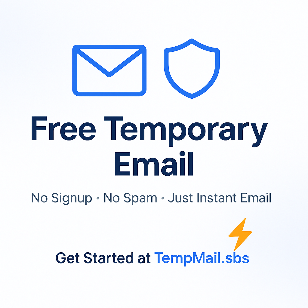 Free Temp Mail | Instant Disposable Email Address - No Signup | TempMail.sbs